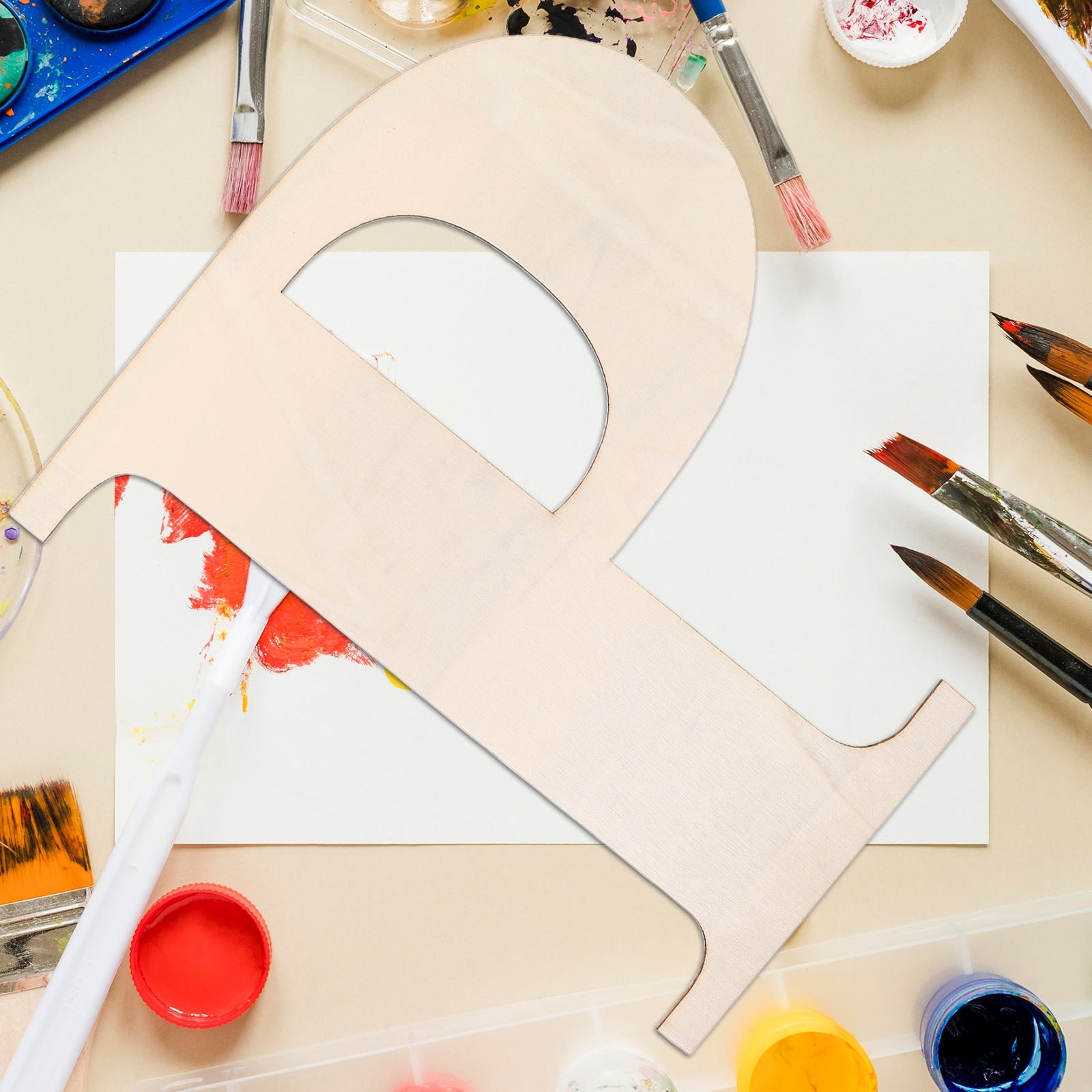 FRCOLOR Large Wooden Alphabet Letters for Wall Decor Great for Craft ...