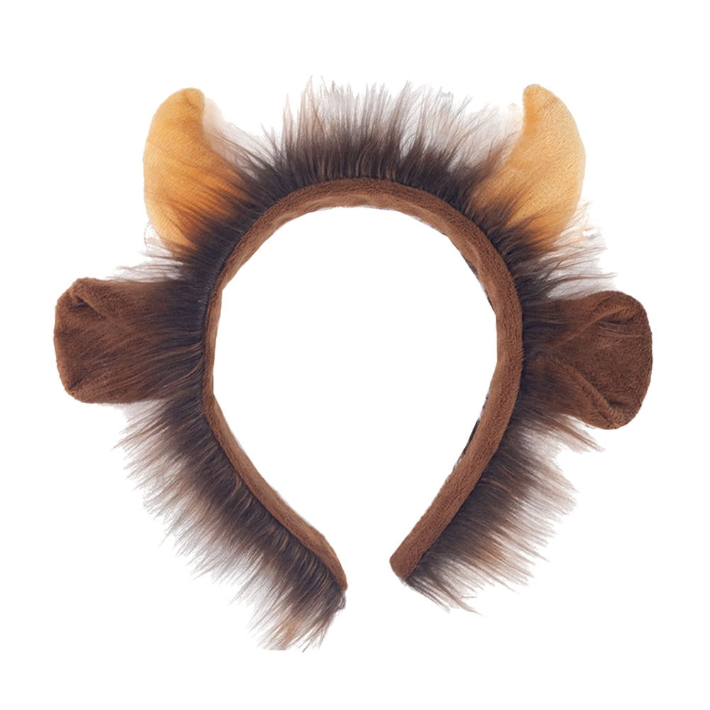 FRCOLOR Lifelike Animal Design Horn Headband for Women Party Photo Prop ...
