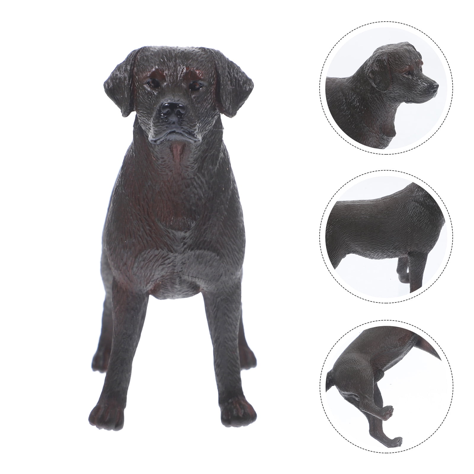 FRCOLOR Lifelike Dog Model Dog Statue Desktop Dog Sculpture Decor Dog ...