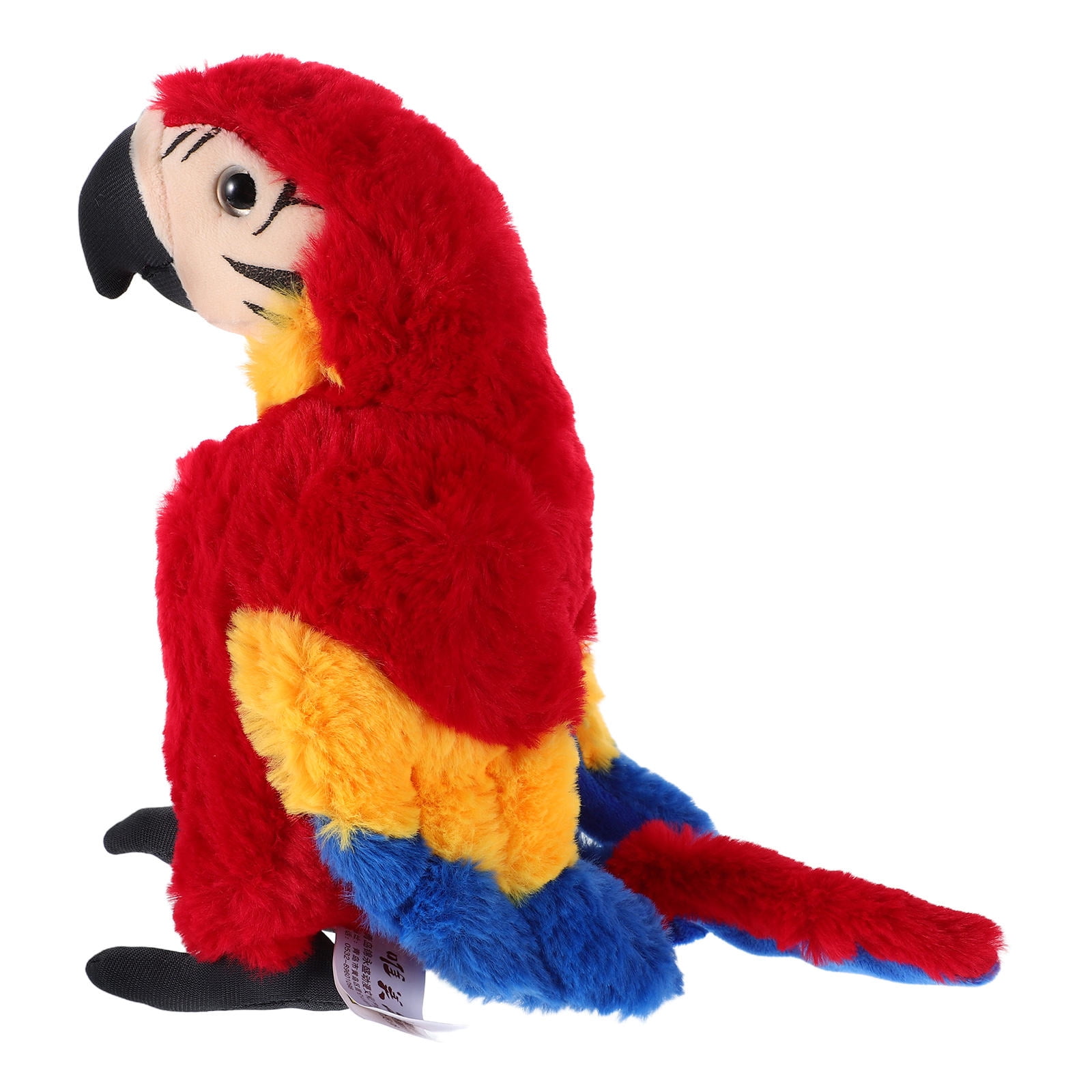 FRCOLOR Lifelike Parrot Plush Toy Realistic Bird Stuffed Animal Soft ...
