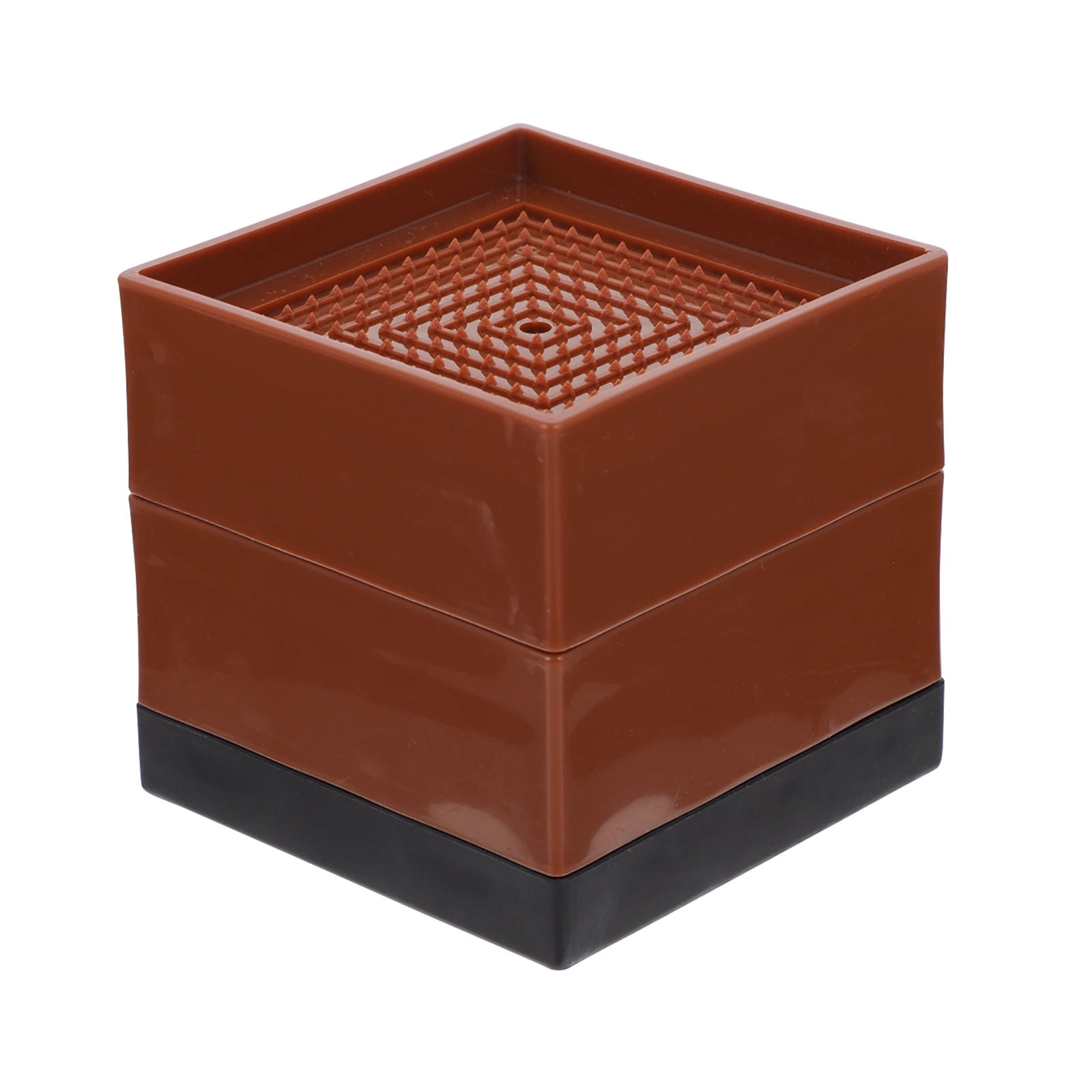 FRCOLOR Lifts Bed Foot Booster Furniture Risers for Couch 8X8X8CM Brown ...