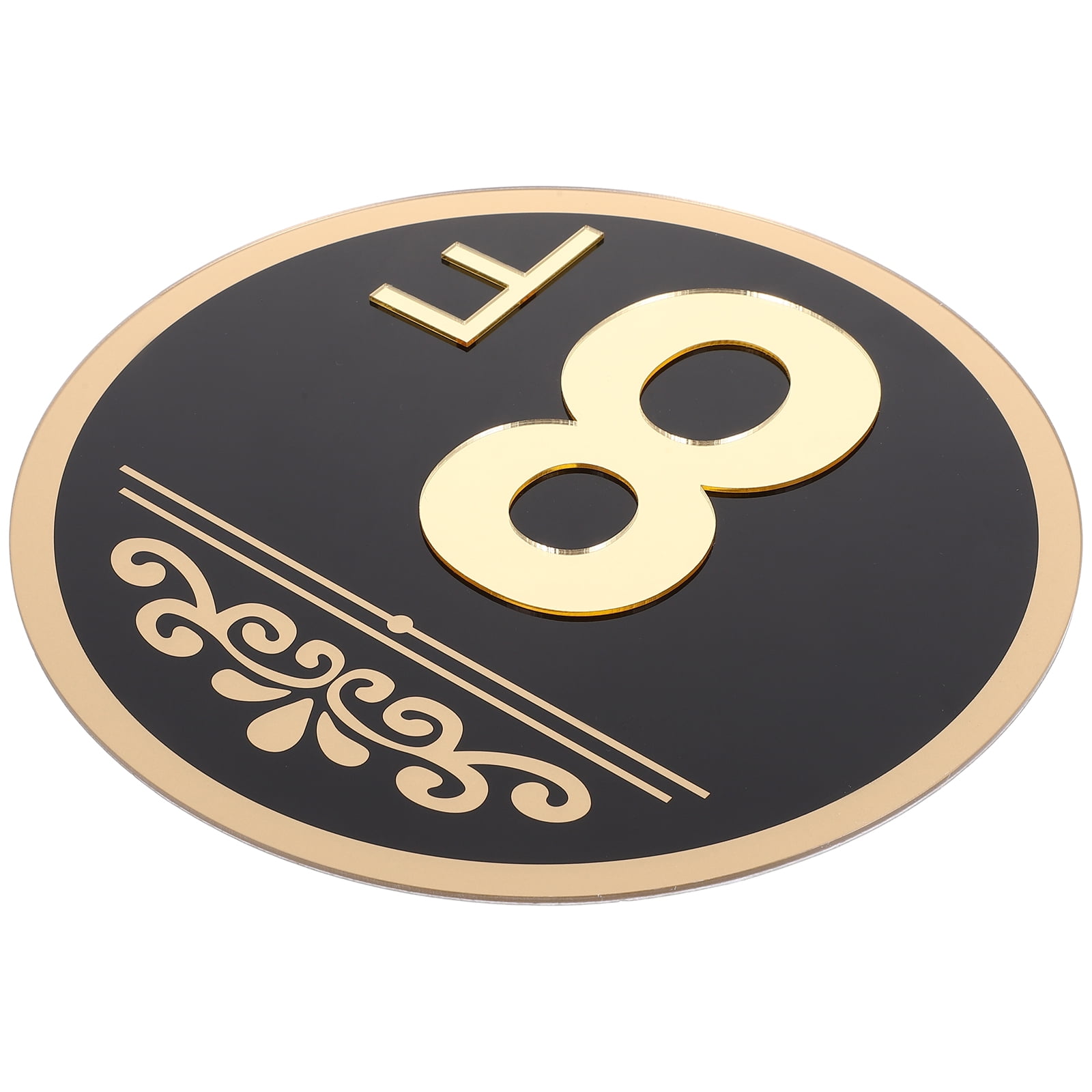 FRCOLOR Lighted House Numbers Plate Household Luxury Signage Stairwell ...