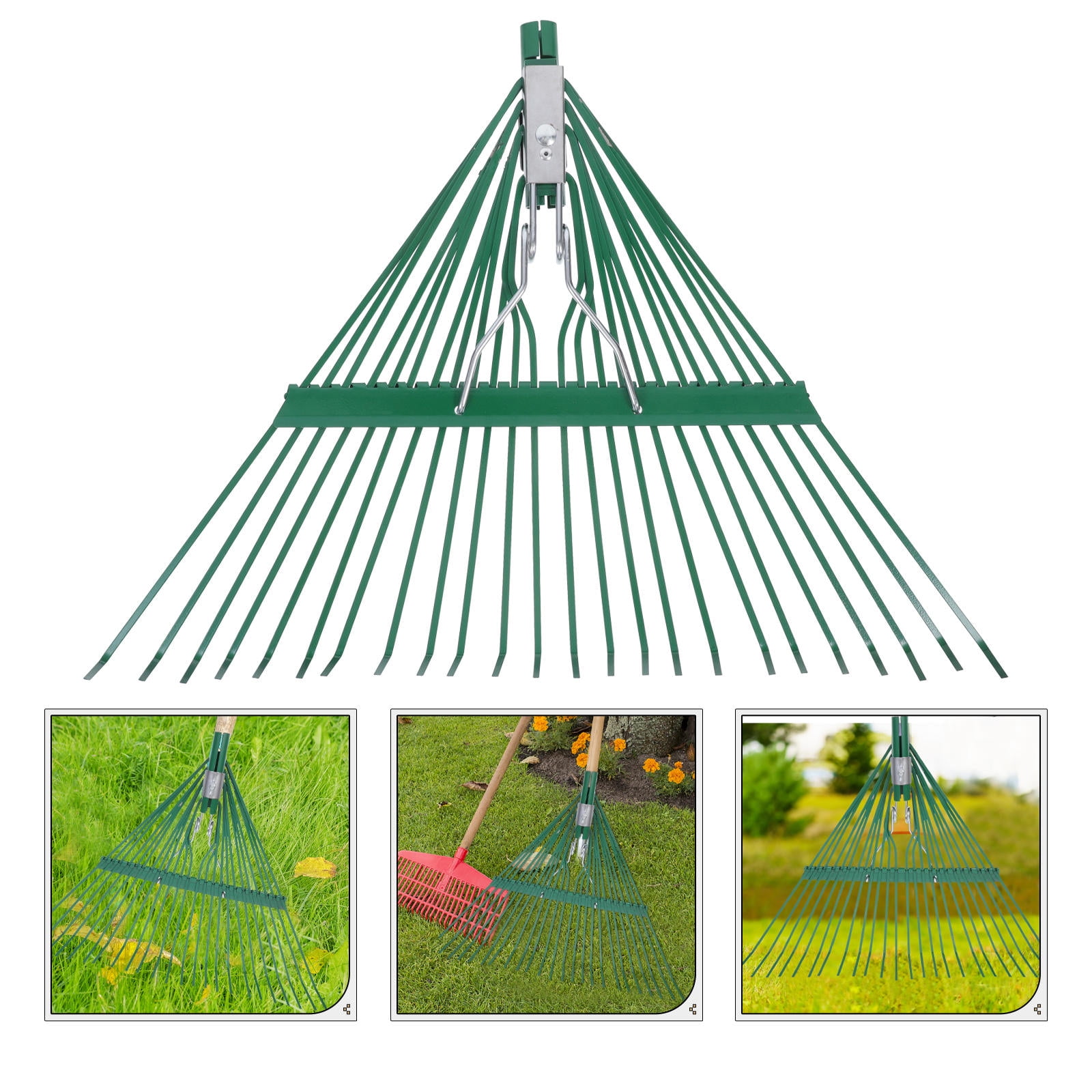 FRCOLOR Lightweight Rake Head Portable Garden Rake Head Replacement for ...