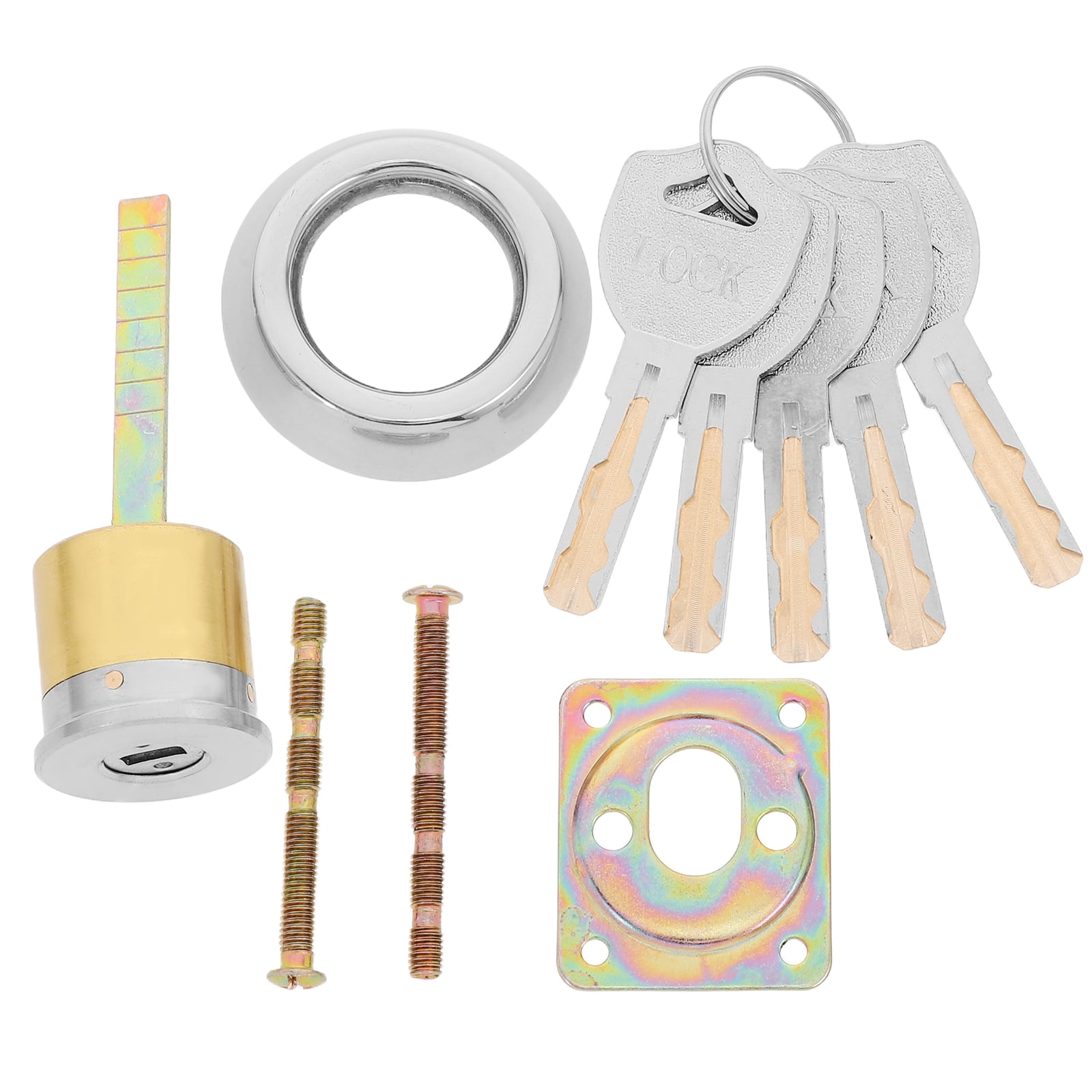 FRCOLOR Lock Cylinder for Door Replacement Door Lock Cylinder for ...