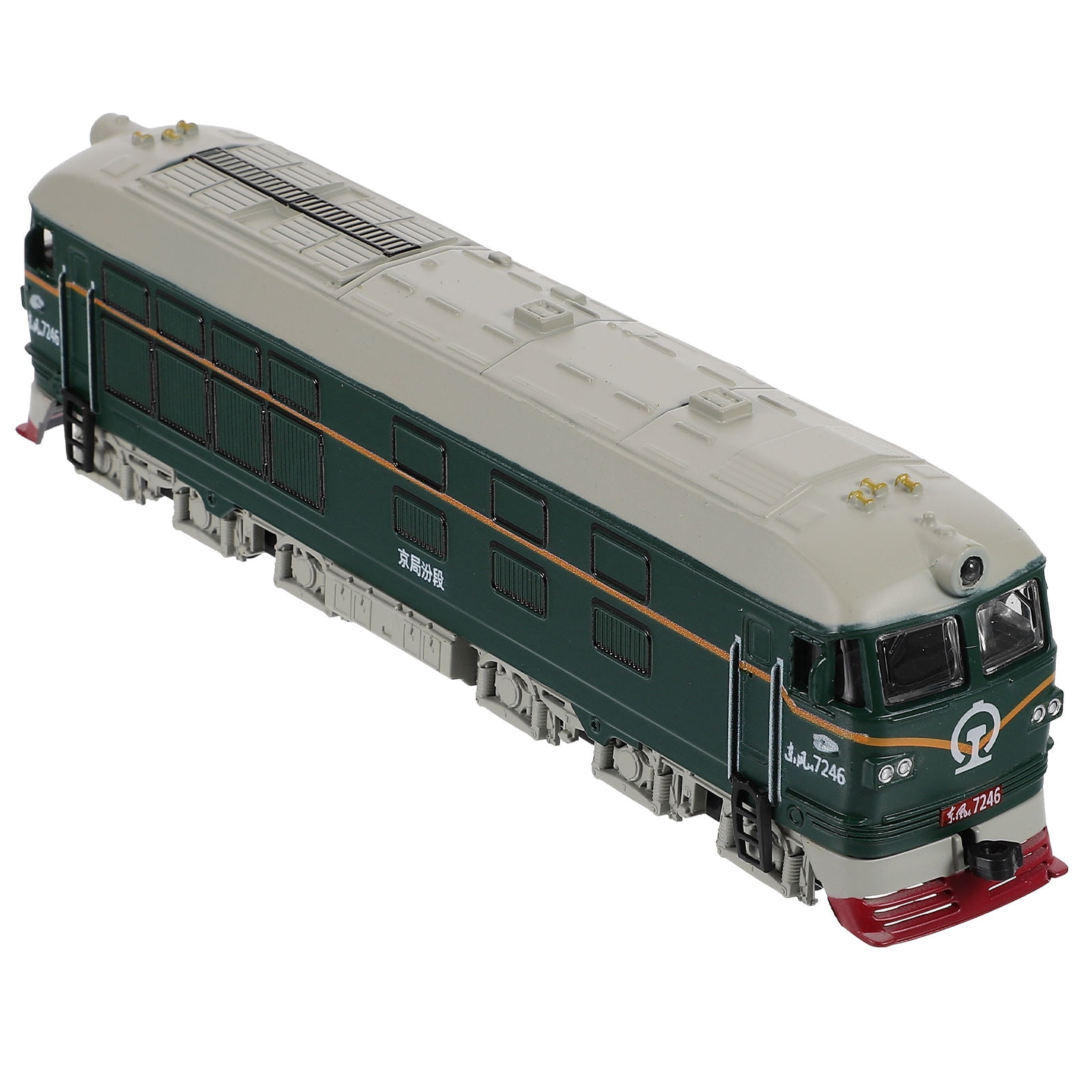 FRCOLOR Locomotive Alloy Model Light Back to the Classical Green Skin ...