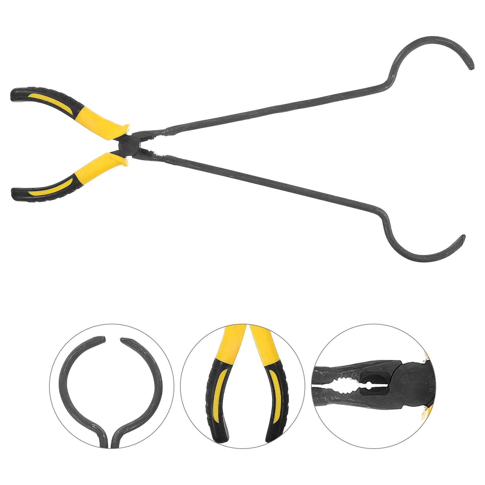 FRCOLOR Long Crucible Tong Portable Refining Casting Clamp Tool Jewelry ...