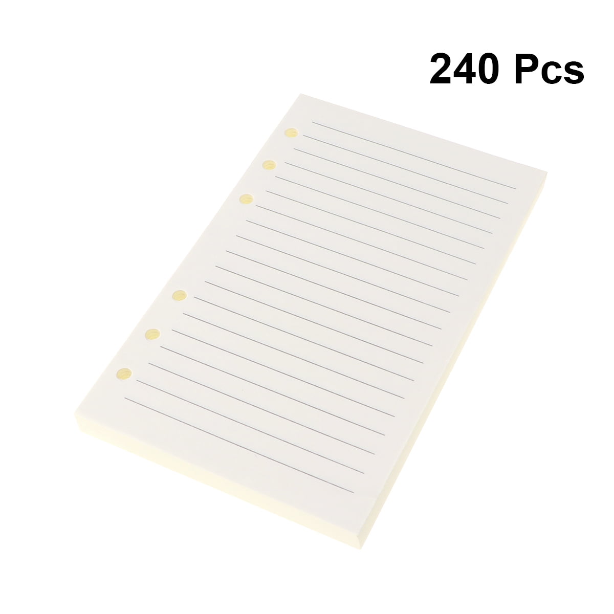 FRCOLOR Loose Leaf Filler Paper for Notebook 80 Sheets with Horizontal ...