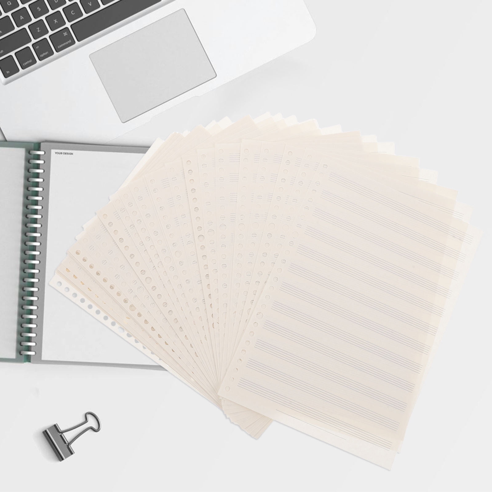 FRCOLOR Loose Leaf Music Notebook Blank Sheet Music Notebook Ideal For ...