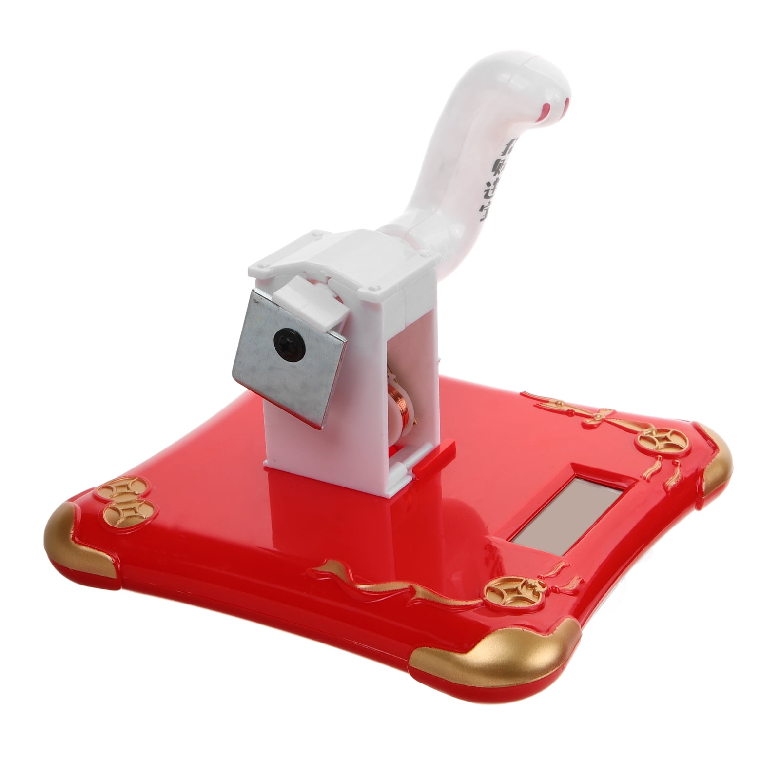 FRCOLOR Luck Cat Waving Arm Solar Power Wealth Cat Waving Mechanism ...