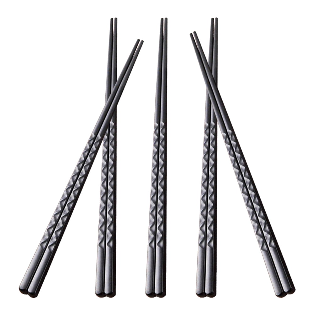 FRCOLOR Luxury Japanese Style chopsticks Made of Fiberglass and Black ...
