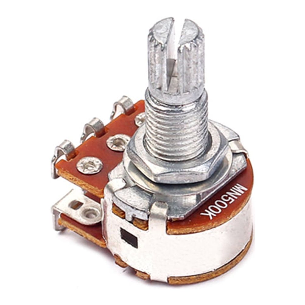 FRCOLOR MN500K Pots Audio Potentiometer Blend/balance Pickups Full Size ...