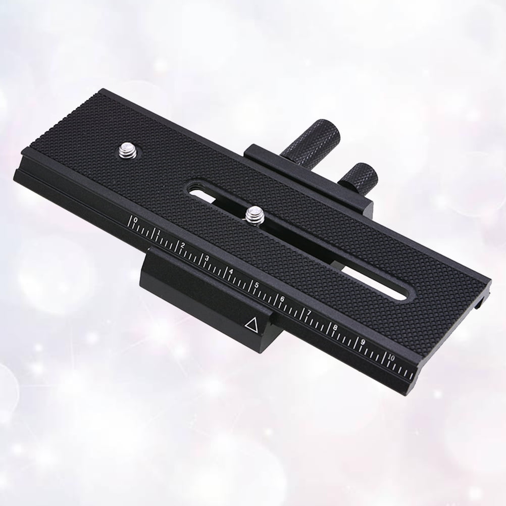 FRCOLOR Macro Rail Bracket Camera Tripod Accessory 16X9.5CM Black ...