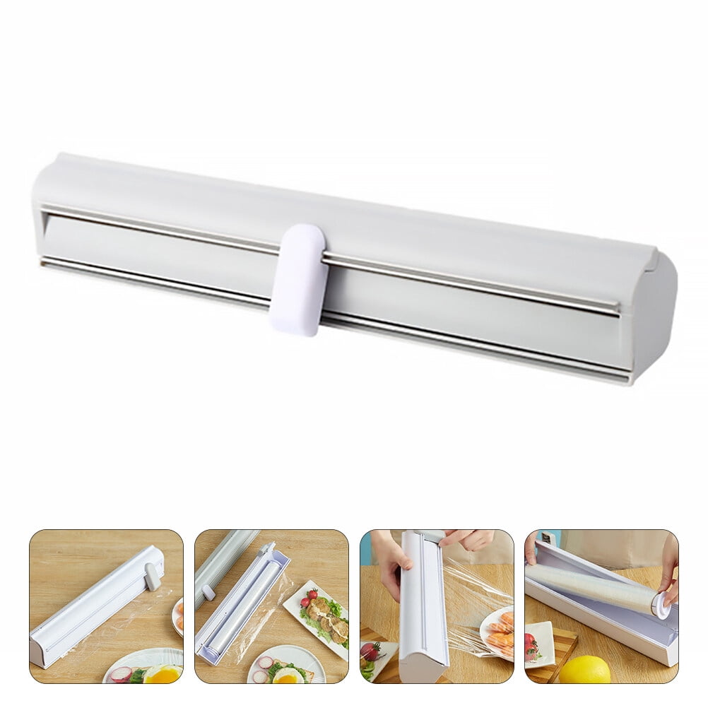 FRCOLOR Magnetic Cling Wrap Cutter Simple Plastic Wrap Box Plastic Wrap ...