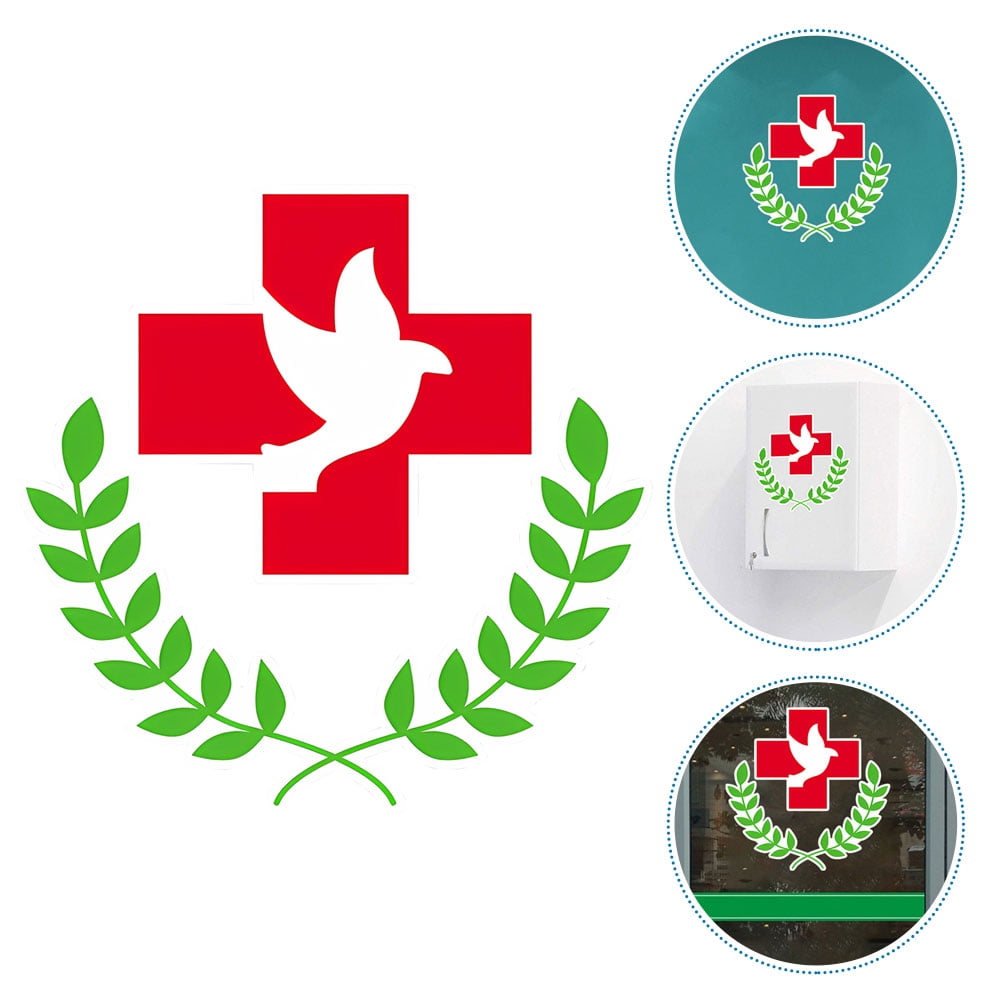 FRCOLOR Medical Emergency Logo Safety Signage Label Hospital Decal ...