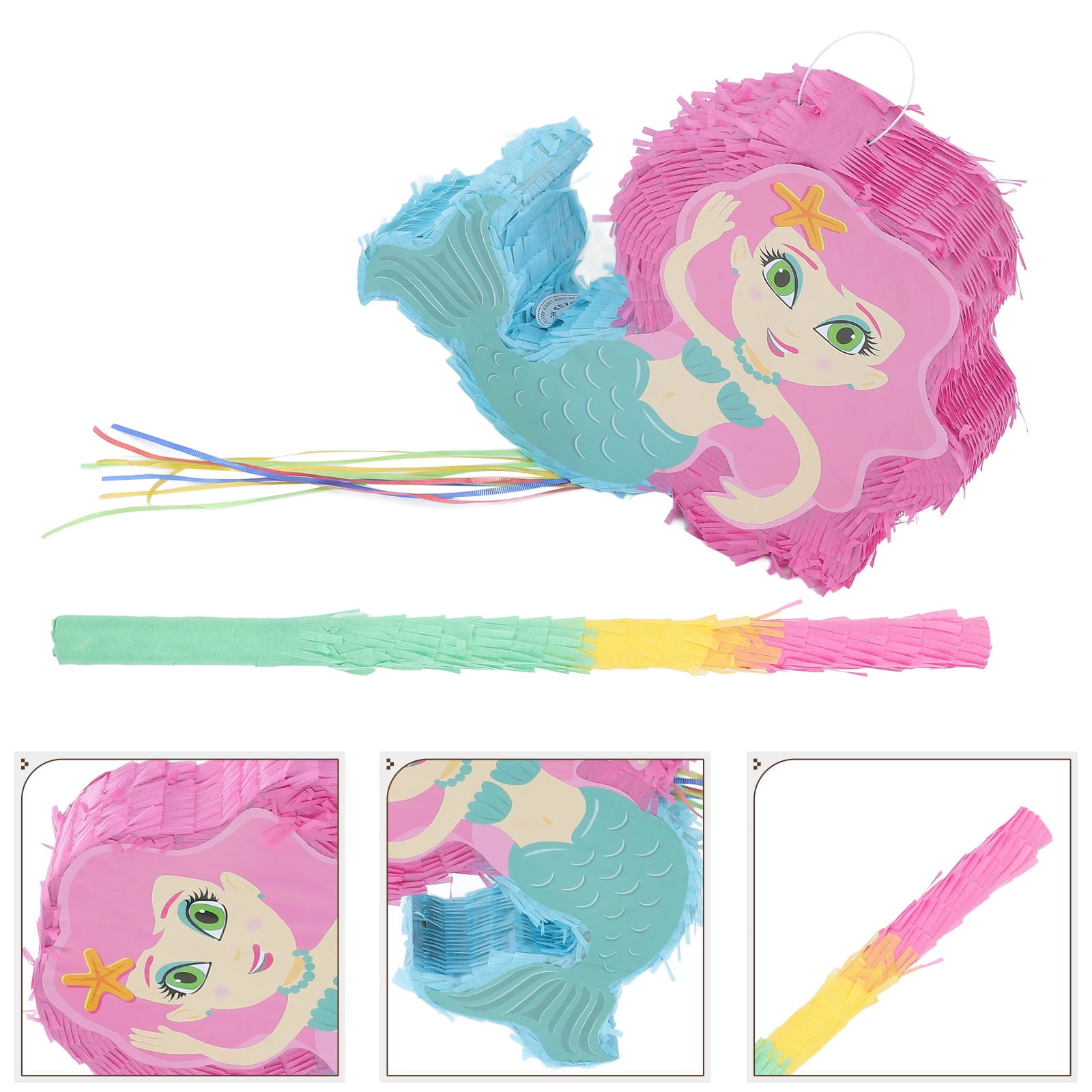 FRCOLOR Mermaid Piñata for Girls with Unique Theme Design Assorted ...