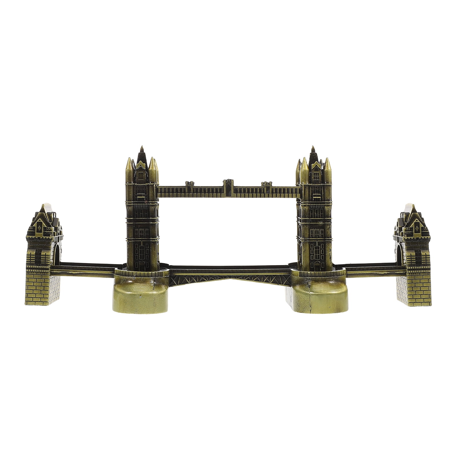 FRCOLOR Metal Bridge Model London Tower Bridge Statue Souvenir Tabletop ...