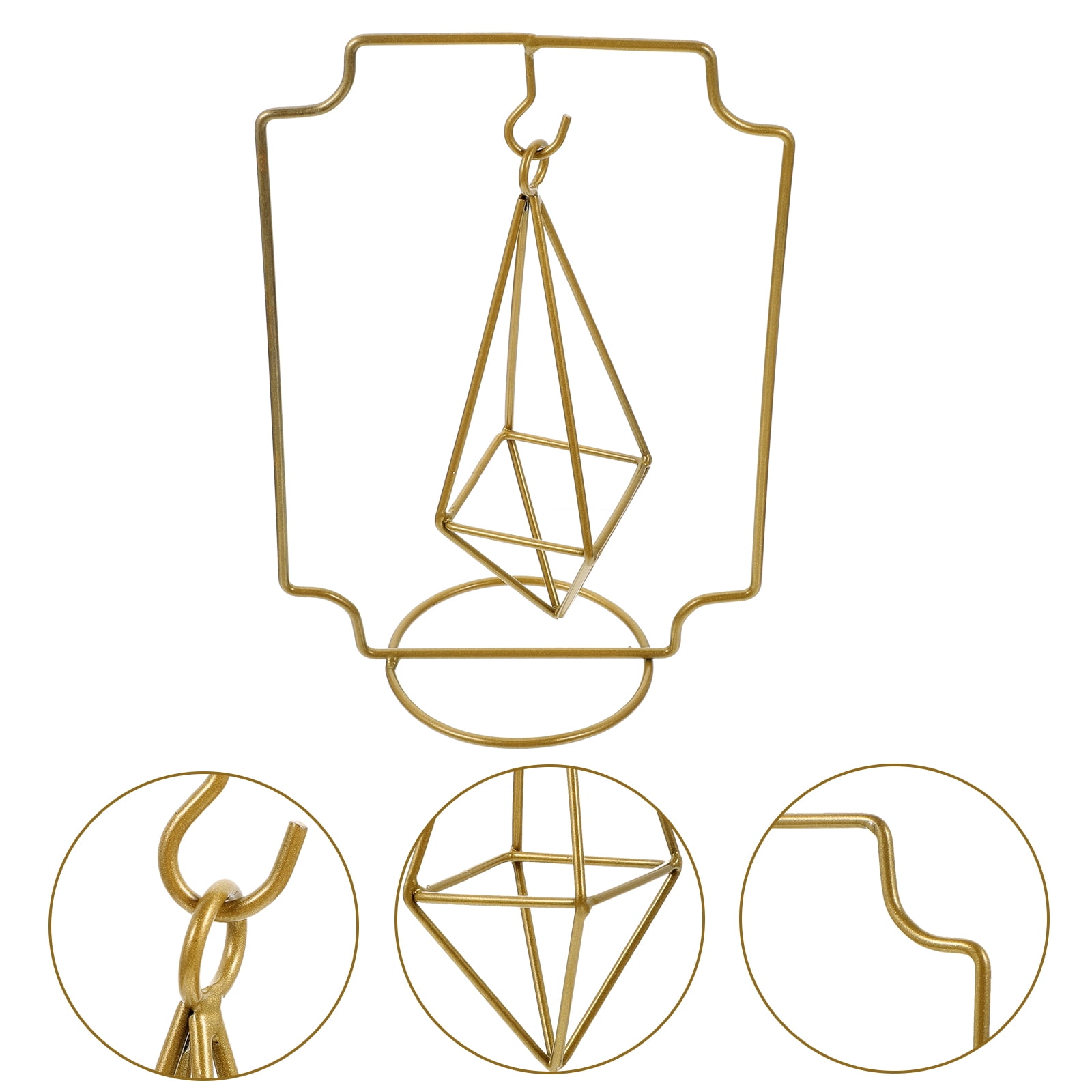 FRCOLOR Metal Display Stand Small Plant Photo Frame Hanging Display ...