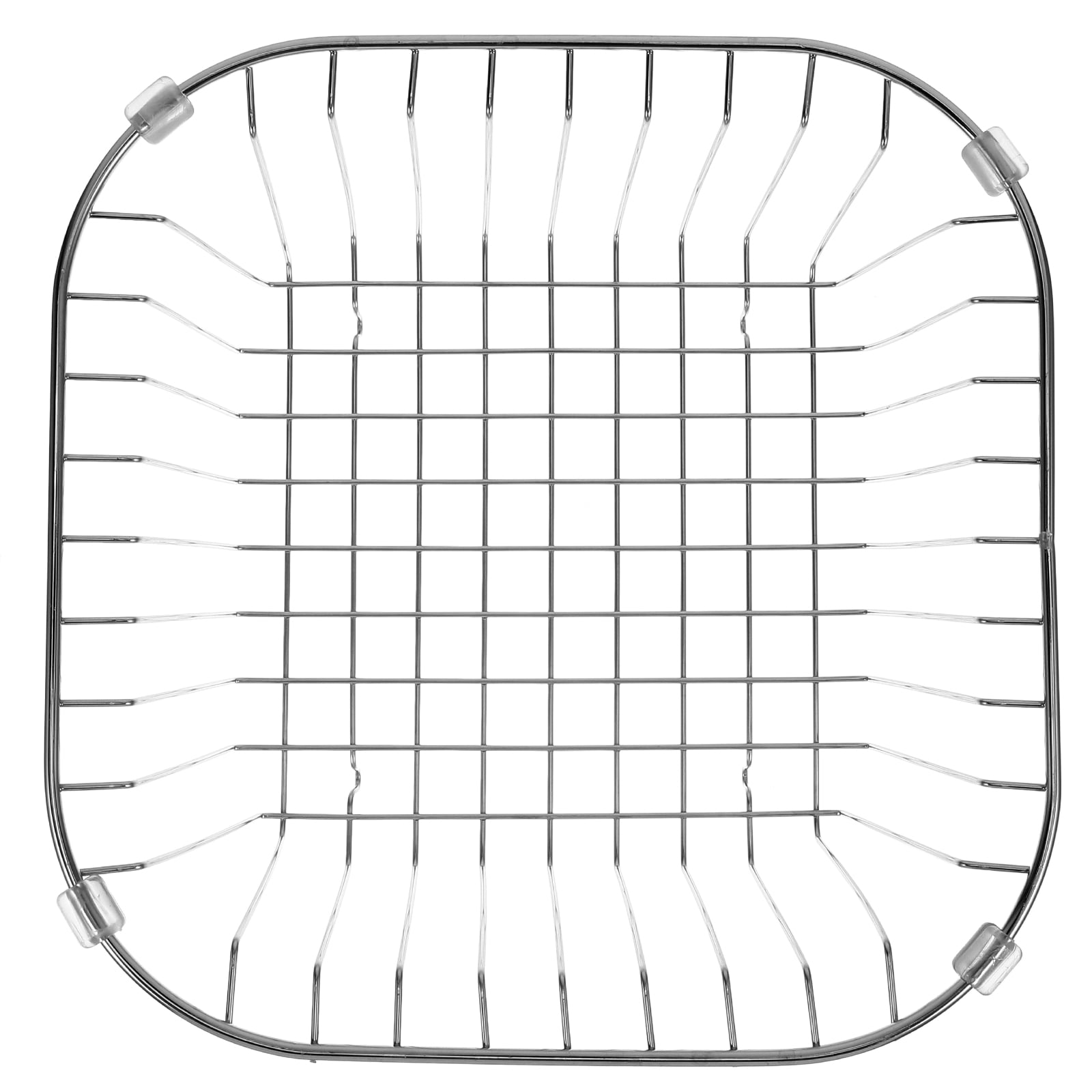 FRCOLOR Metal Fruit Bowl Bread Basket Catcher Kitchen Dish Rack Silver ...