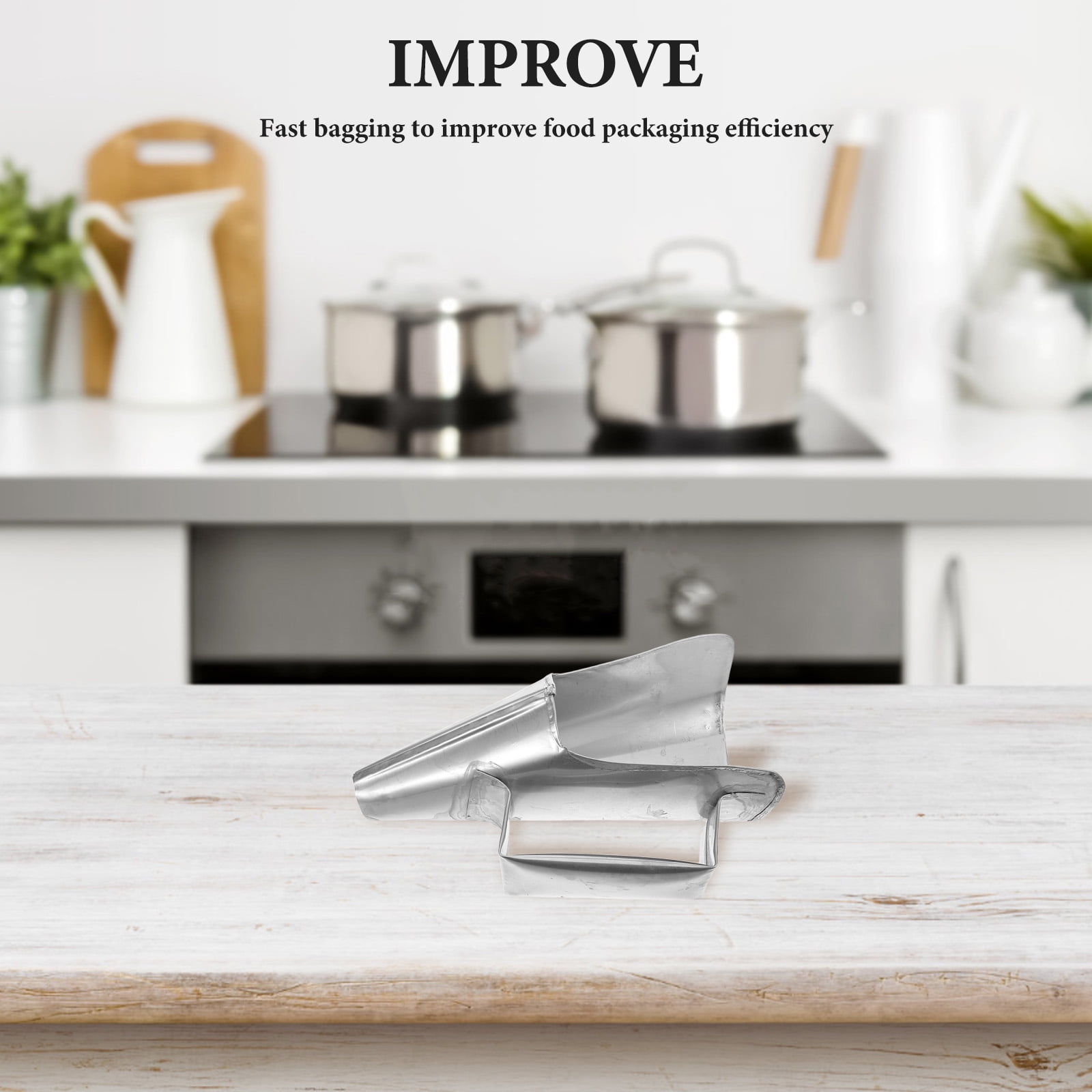 FRCOLOR Metal Funnel Kitchen Funnel Wide Mouth Funnel Cooking Oil ...