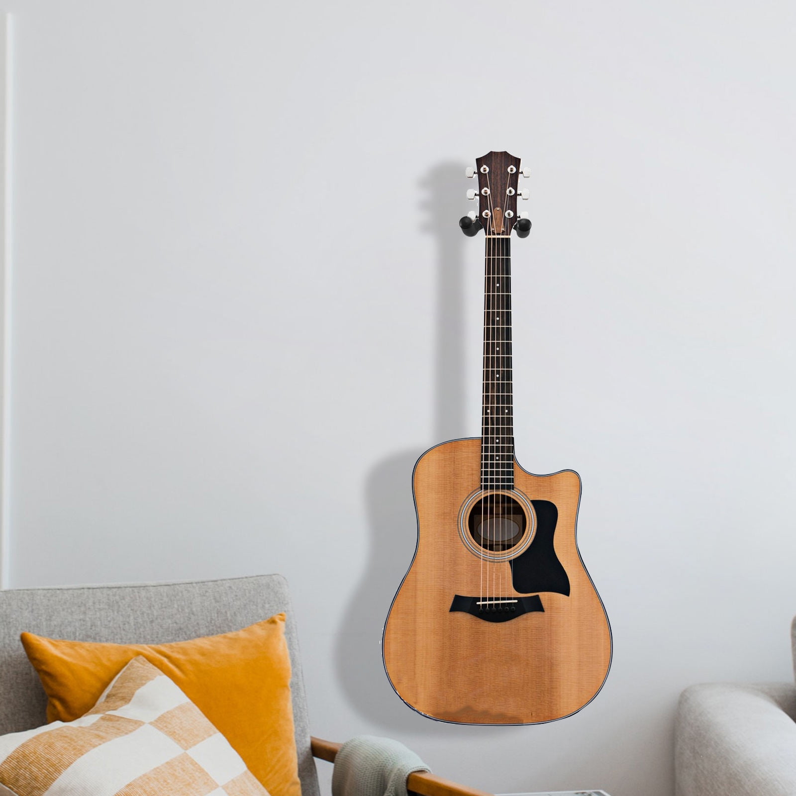 FRCOLOR Metal Guitar Wall Mount Guitar Wall Hook Simple Guitar Wall ...