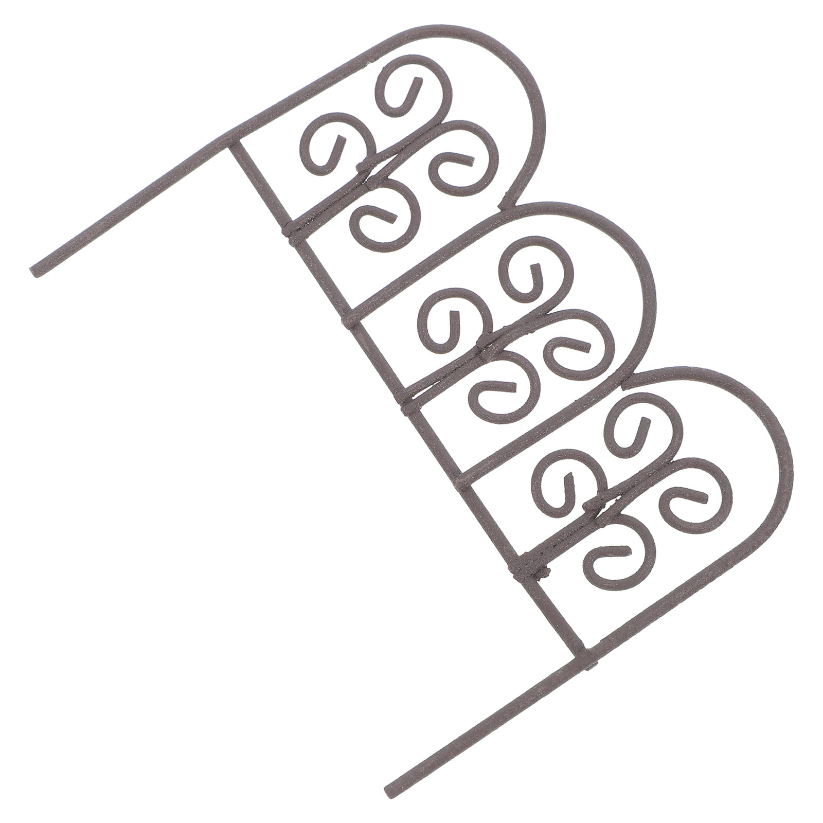 FRCOLOR Metal Iron Fence Miniature Garden Gate Terrarium Garden Fence ...