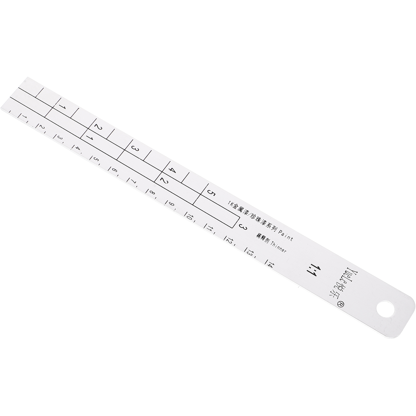 FRCOLOR Metal Paint Mixing Ruler with Graduation Scale for Paint ...