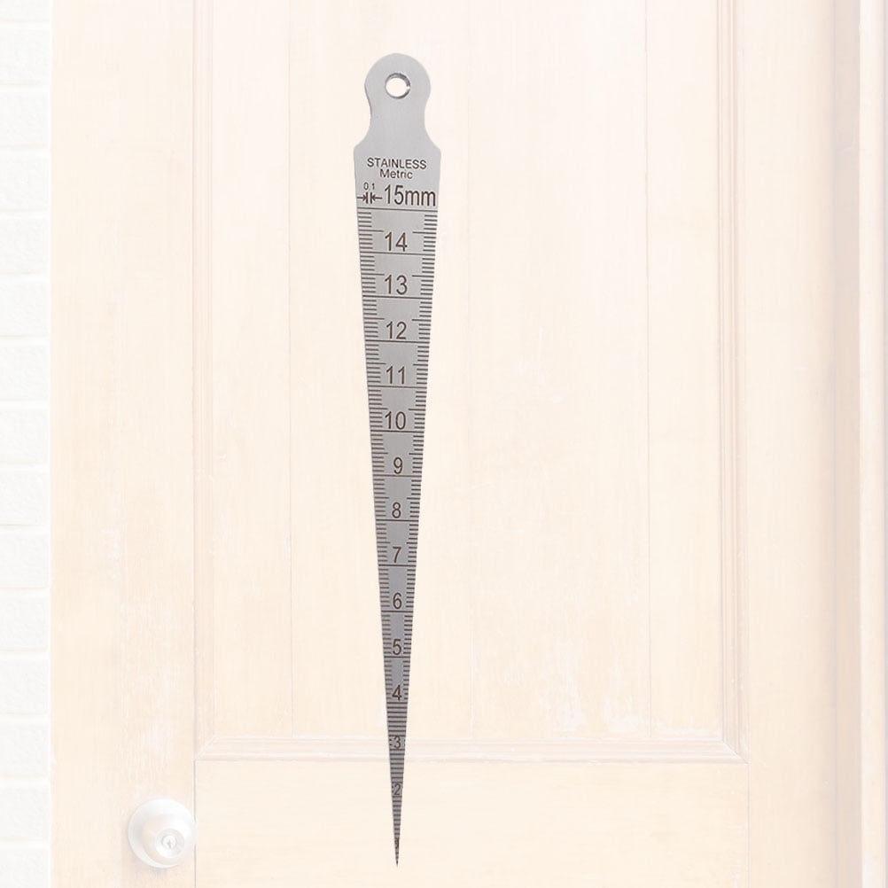 FRCOLOR Metric Feeler Gauge Set 2Pcs Tapered Welding Gauge for Mold ...