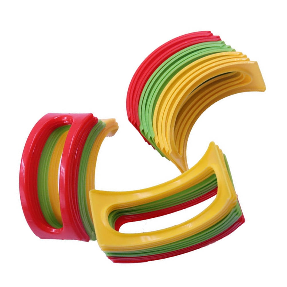 FRCOLOR Mexico Taco Holder Set of 24 Curved Shape Plastic Stand for ...