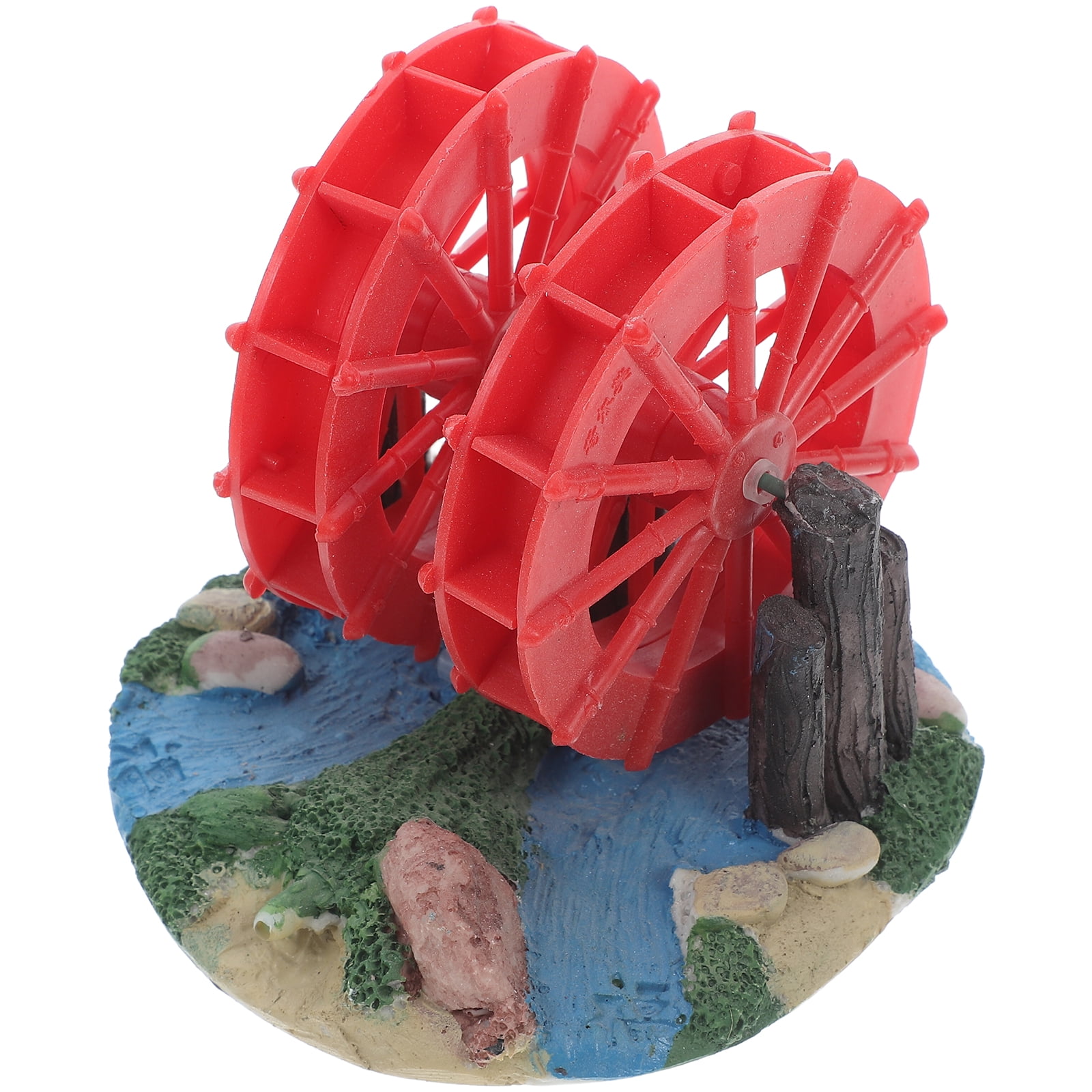 FRCOLOR Micro Landscape Wheels For Fish Tank Fountain Wpotted Landscape ...