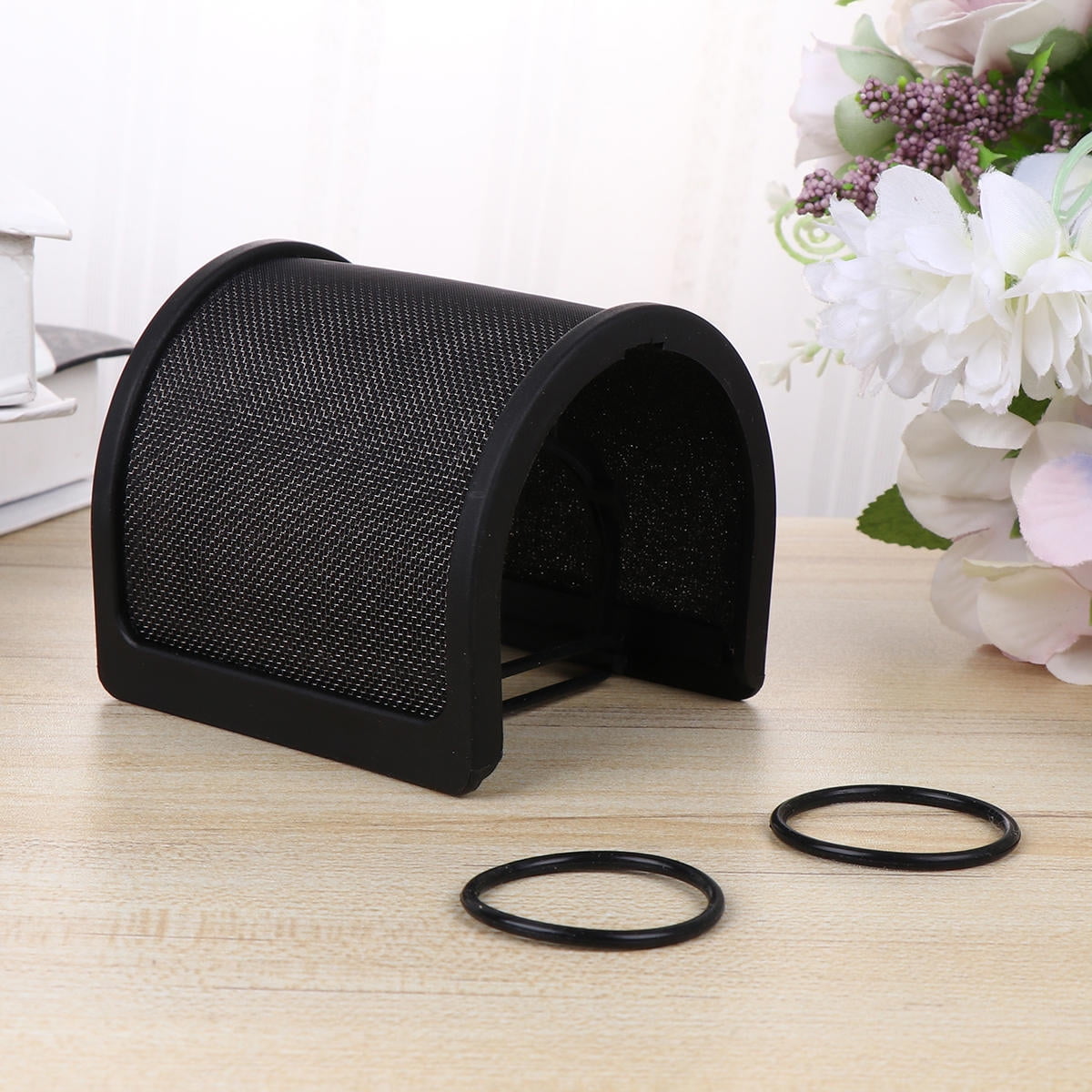 FRCOLOR Microphone Isolation Shield Blowout Screen Wind Guard - Walmart.com