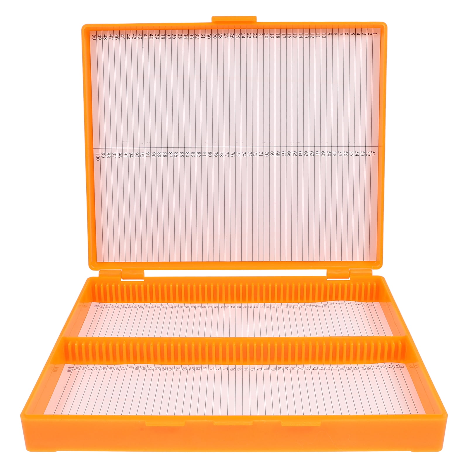 FRCOLOR Microscope Slide Boxes Holds 100 Slides Slide Boxes Glass Slide ...