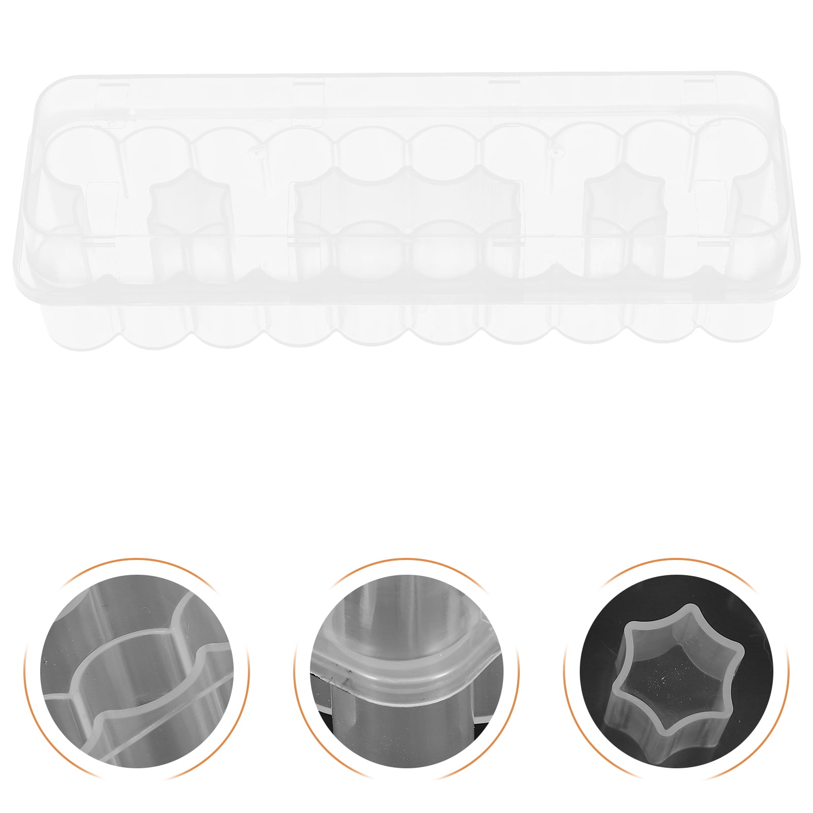 FRCOLOR Microtube Storage Box Vial Holder Rack Test Tube Freezer Box ...