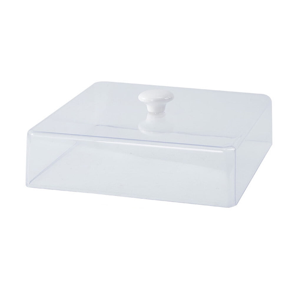 FRCOLOR Microwave Plate Cover Square Cake Dome Cover Tent Dessert ...
