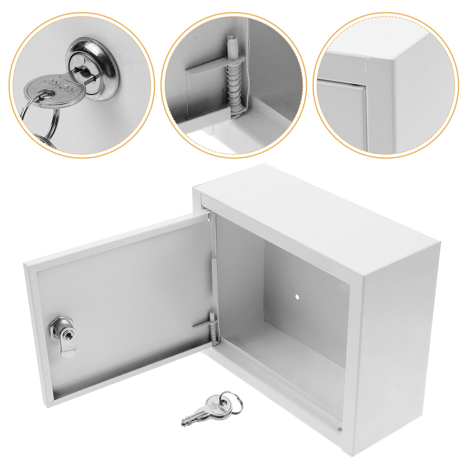 FRCOLOR Milk Box with Lock Wall Mounted Box Milk Delivery Box Multi-use ...