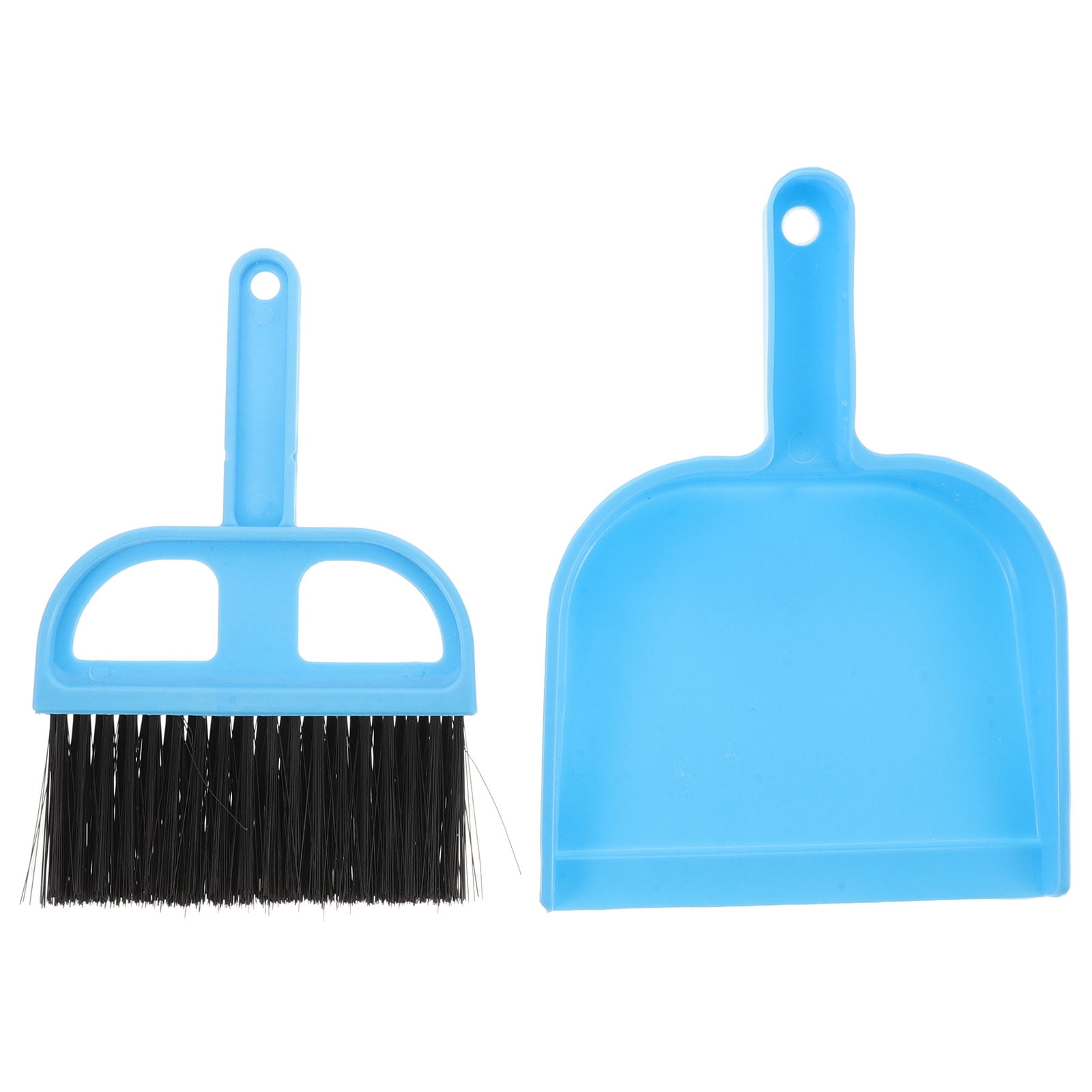 FRCOLOR Mini Broom and Dustpan Rodent Travel 22.00X16.00X3.80CM Blue ...