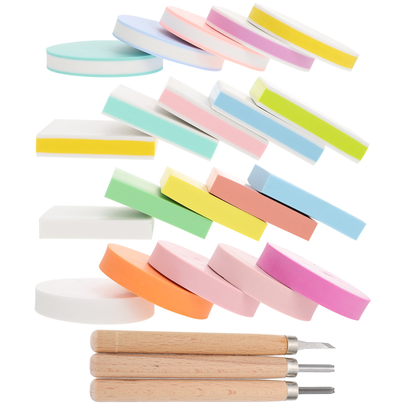 FRCOLOR Mini Drill Homemade Stamp Set Different Tools Printmaking Tools ...