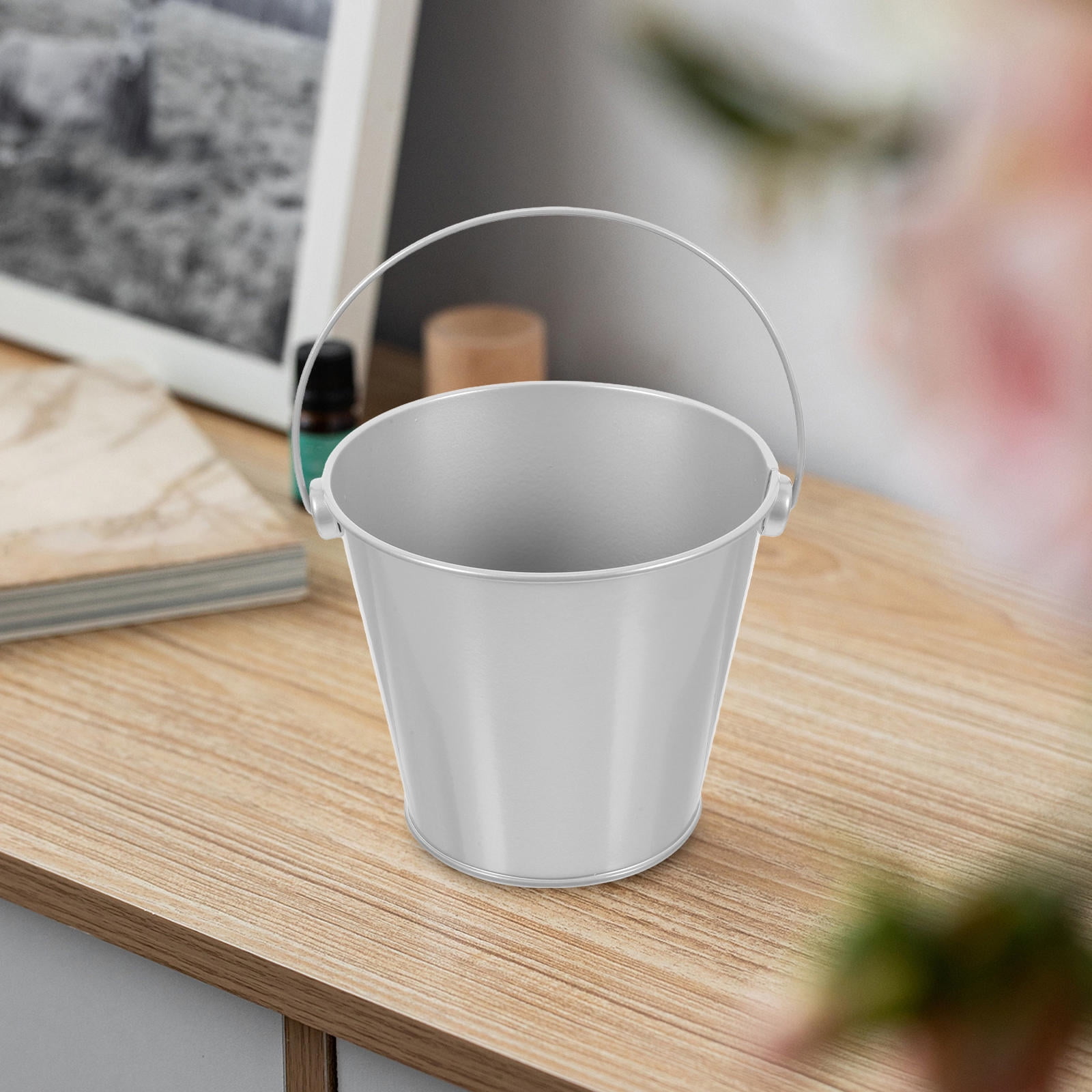 FRCOLOR Mini Iron Buckets For Party Favors Small Tin Buckets Ice ...