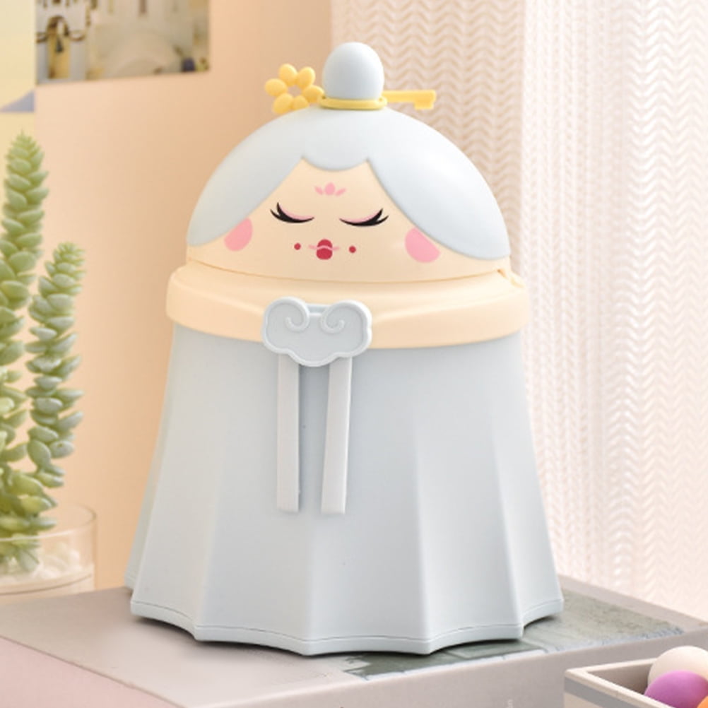 FRCOLOR Mini Multi-functional Desktop Garbage Bin Trash Can Cute Trash ...