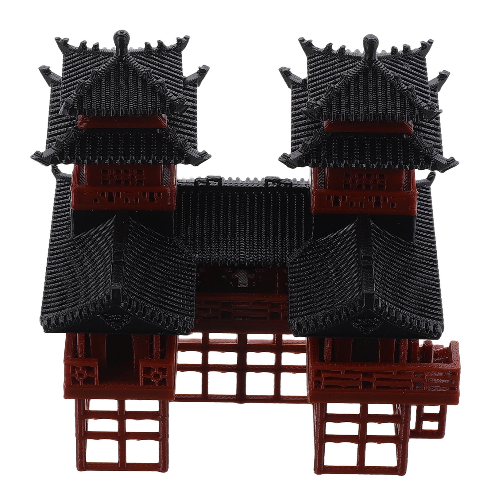 FRCOLOR Mini Pavilion Pagoda Statue Figurine for Micro Landscape ...