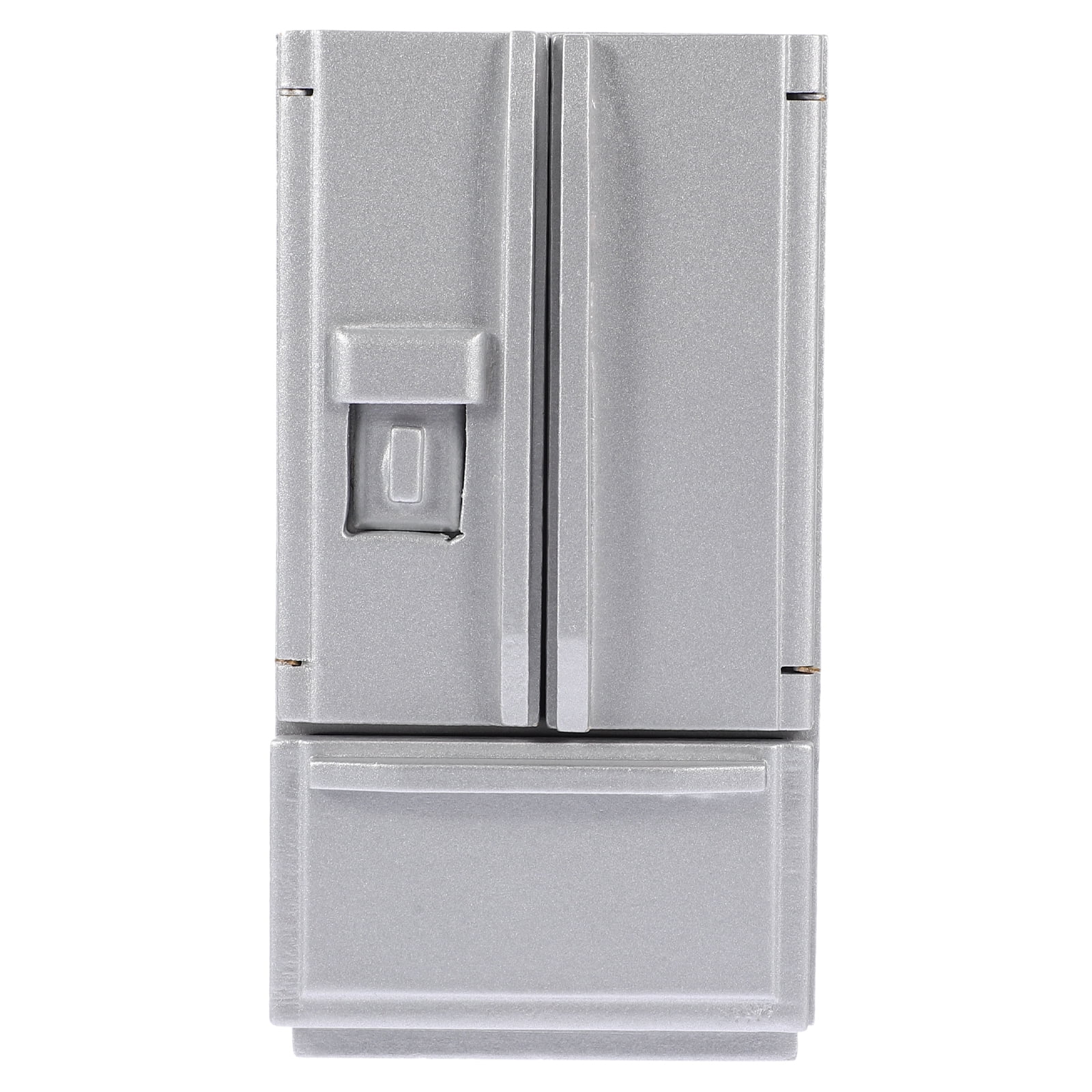 FRCOLOR Mini Refrigerator Micro Wood Refrigerator Playhouse Fridge ...