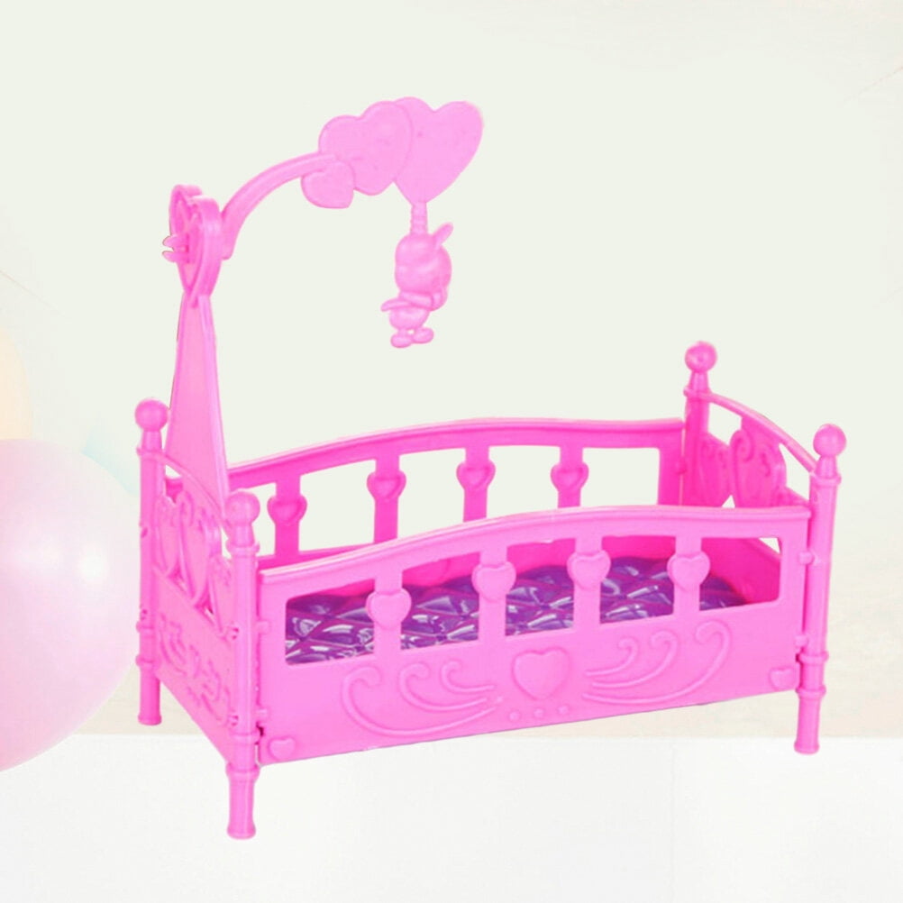 FRCOLOR Mini Sleeping Bed Children Simulation Home Pretend Play Toy ...