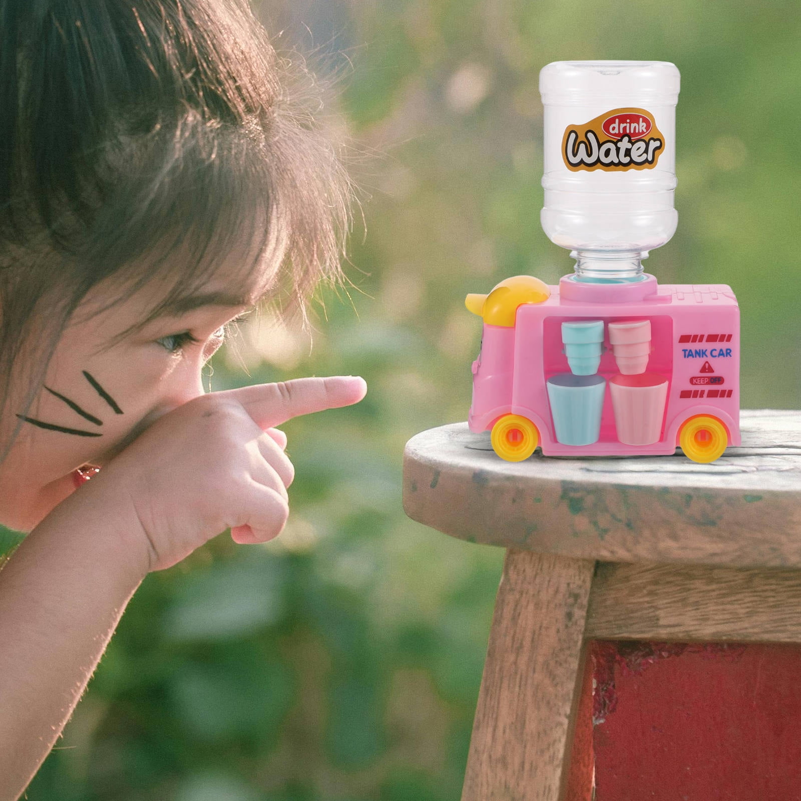 FRCOLOR Mini Water Cooler Dispenser Toy Car Shaped Water Dispenser ...