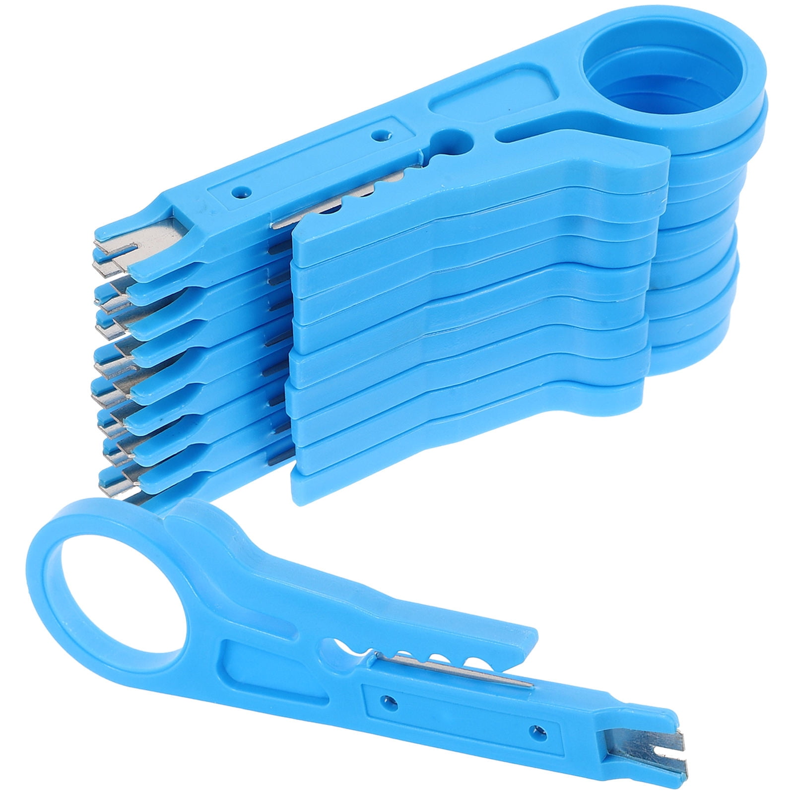 FRCOLOR Mini Wire Strippers Tool for Electricians and DIY Use Blue ABS ...
