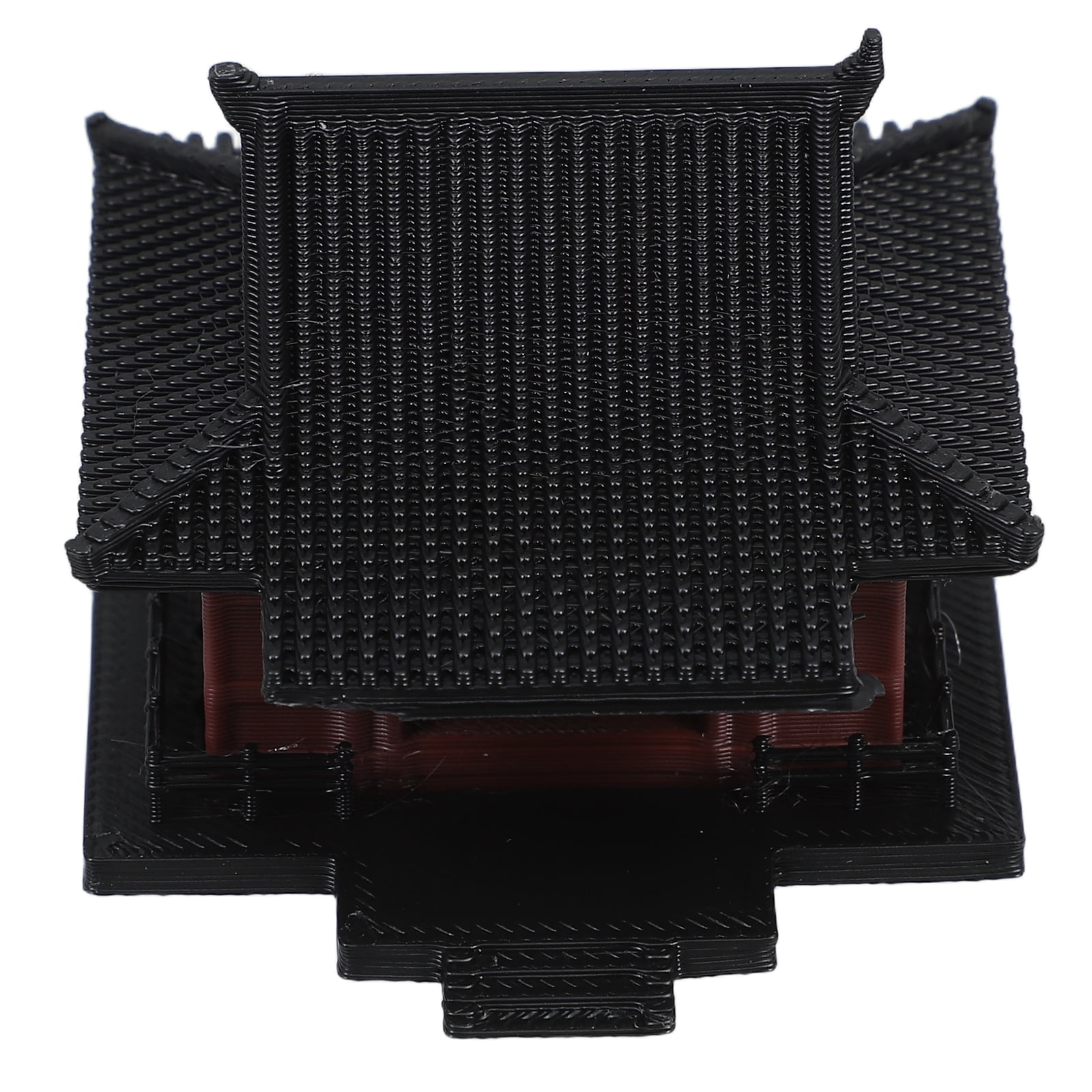 Chinese Style Mini Pavilion Decor for Home Office with Brown Plastic ...