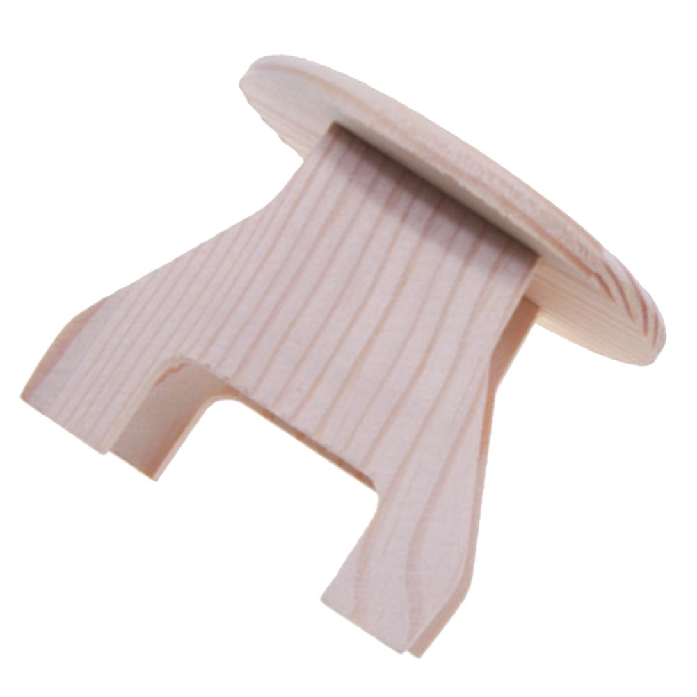 FRCOLOR Miniature Coffee Table Unfinished Wood Dollhouse Table Coffee ...