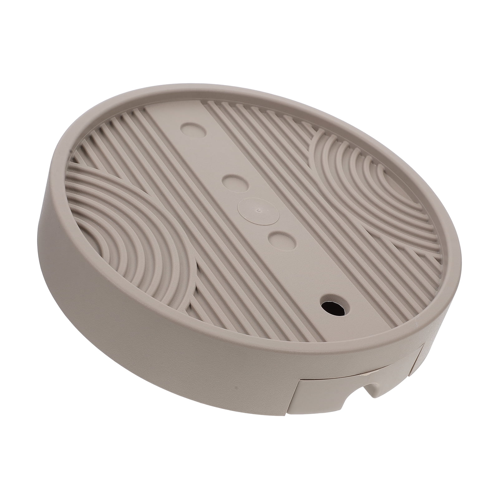 FRCOLOR Mobile Flower Pot Tray with Rolling Casters Round Flowerpot ...