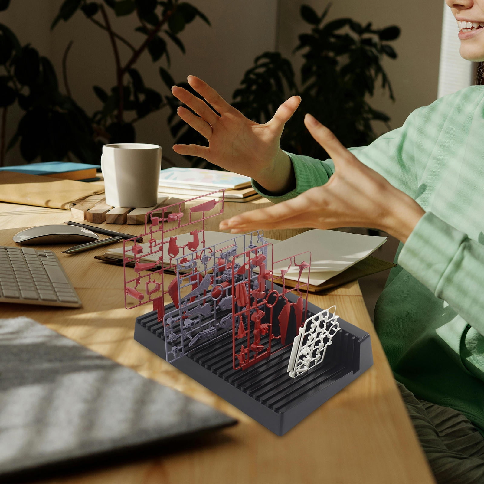 FRCOLOR Model Pieces Rack Hobby Model Action Base Model Display Stand ...