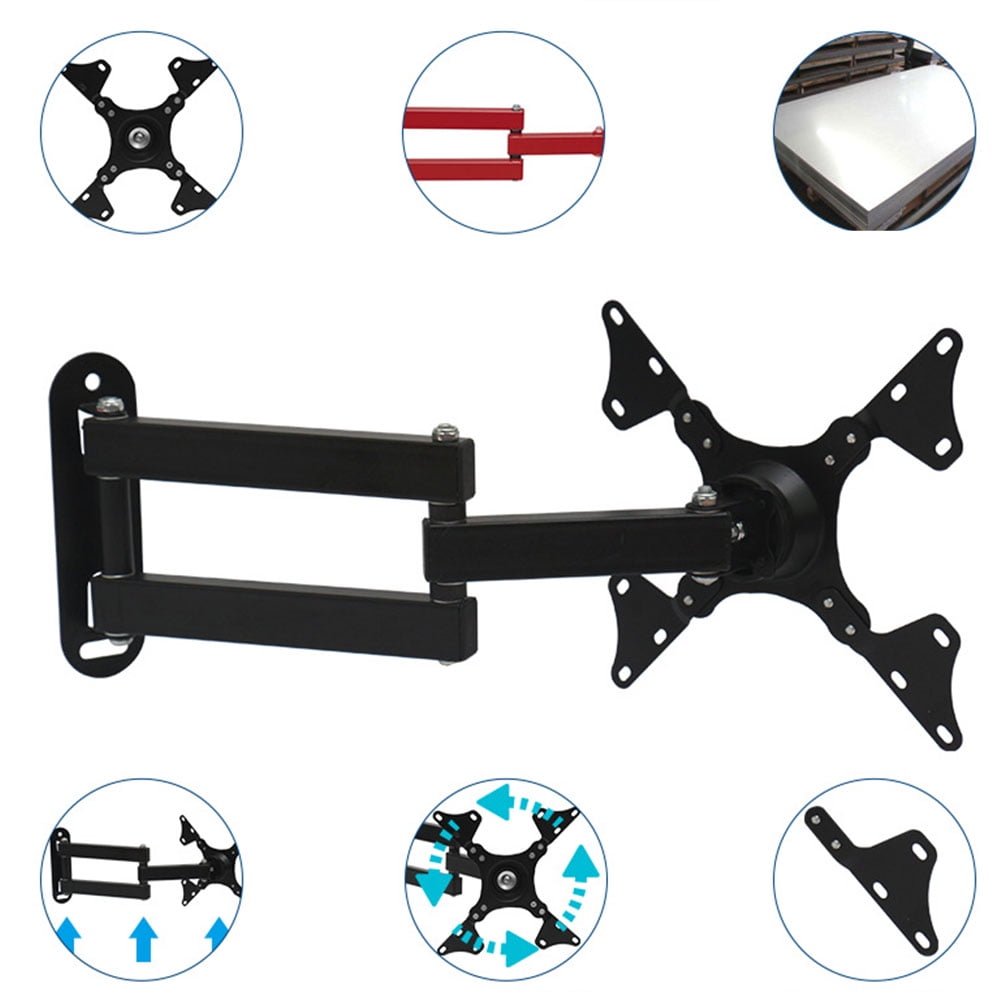 FRCOLOR Monitor Stand TV Wall Mount for Commercial Places Flat Panel ...