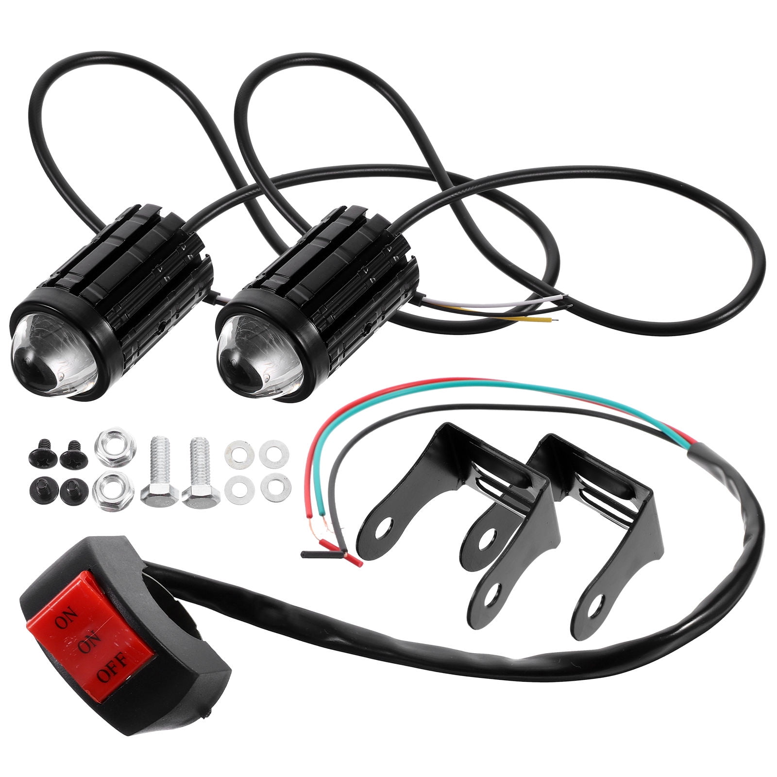 FRCOLOR Motorcycle Driving Lights Part LED Running Headlamp - Walmart.com