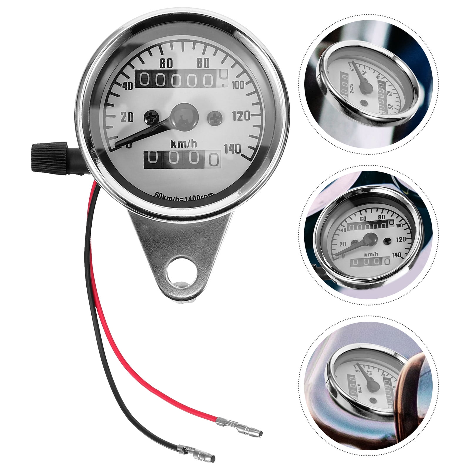 FRCOLOR Motorcycle Speedometer with Clear Display and Pointer Design ...